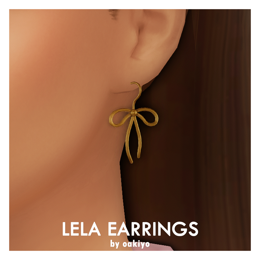 oakiyo - Lela Earrings - Gallery - The Sims 4 Create a Sim - CurseForge