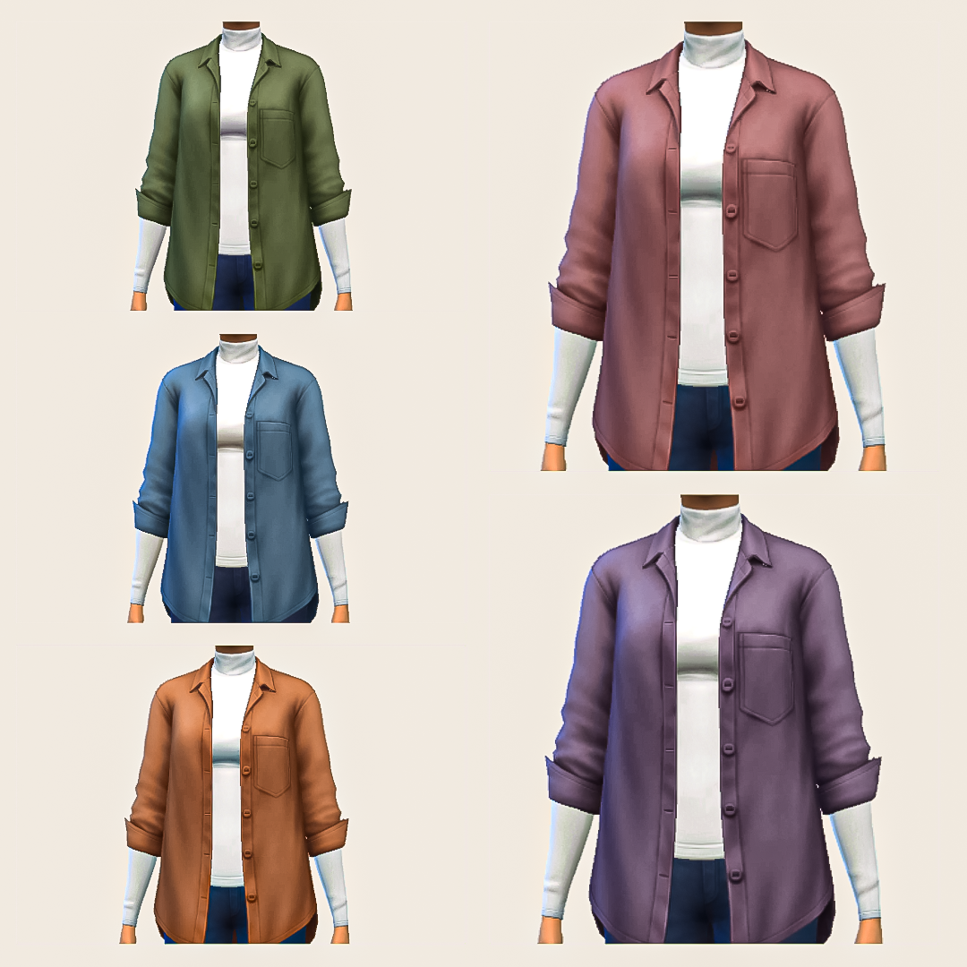 Female Turtleneck Top For Winter - Gallery - The Sims 4 Create a Sim ...