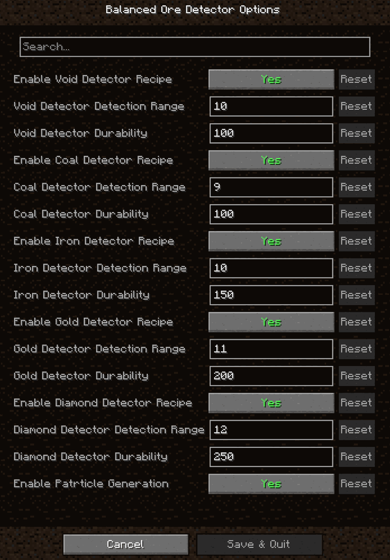 Balanced Ore Detector - Gallery - Minecraft Mods - CurseForge