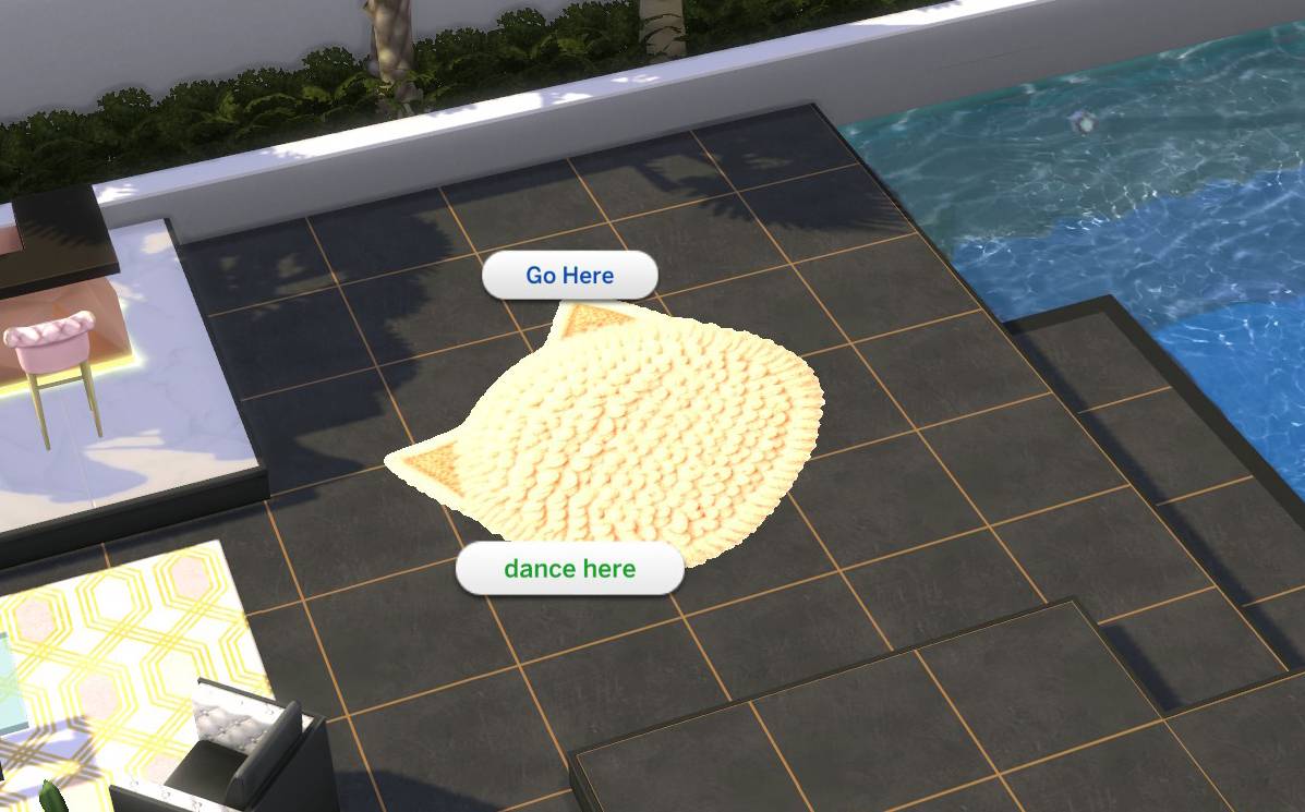 Cute Cat Face Dance Rug #15 Samtuse963 - Gallery - The Sims 4 Build ...
