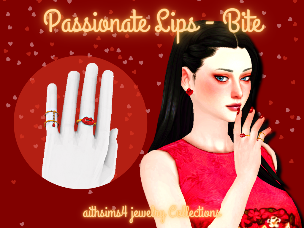 Passionate Lips - Bite Ring - The Sims 4 Create a Sim - CurseForge