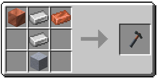Minecraft how to make a hammer store