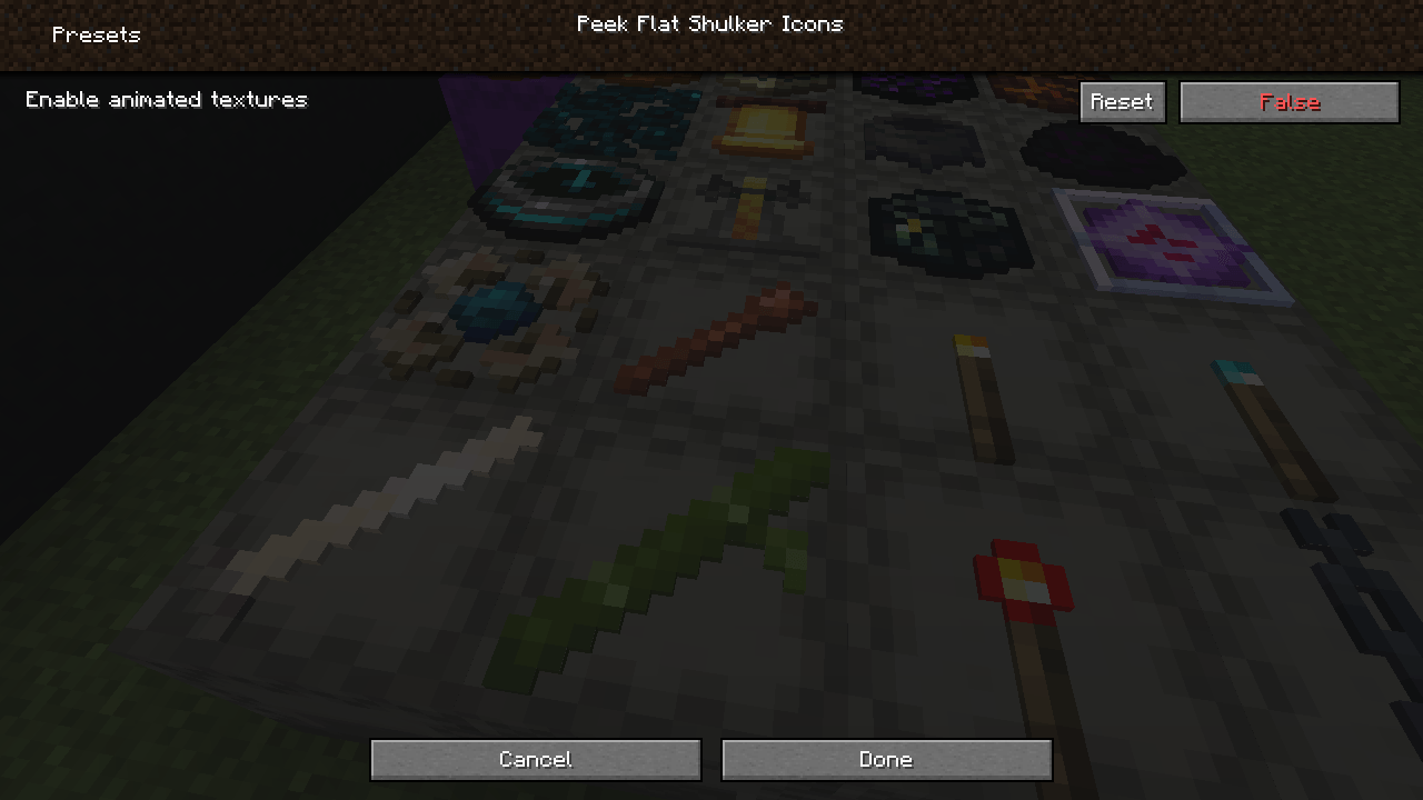 Peek flat shulker icons - Gallery - Minecraft Resource Packs - CurseForge