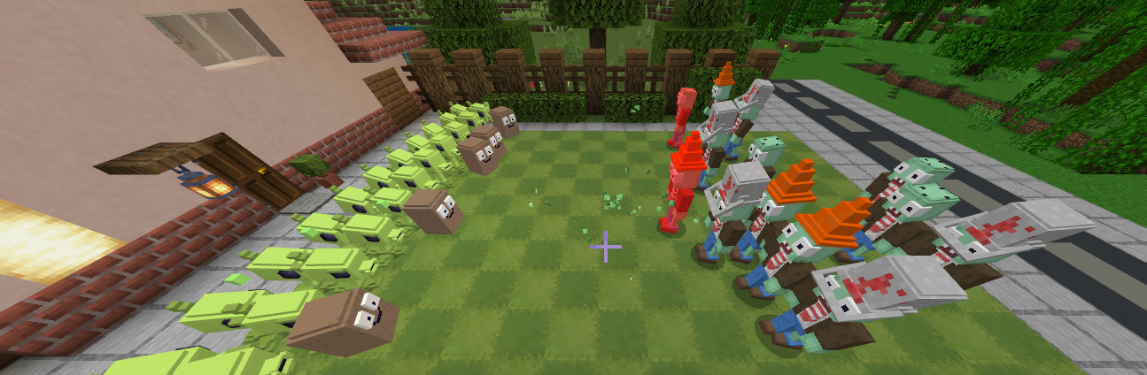 Plants VS Zombies MC Edition Addon. - Gallery - Minecraft Bedrock ...