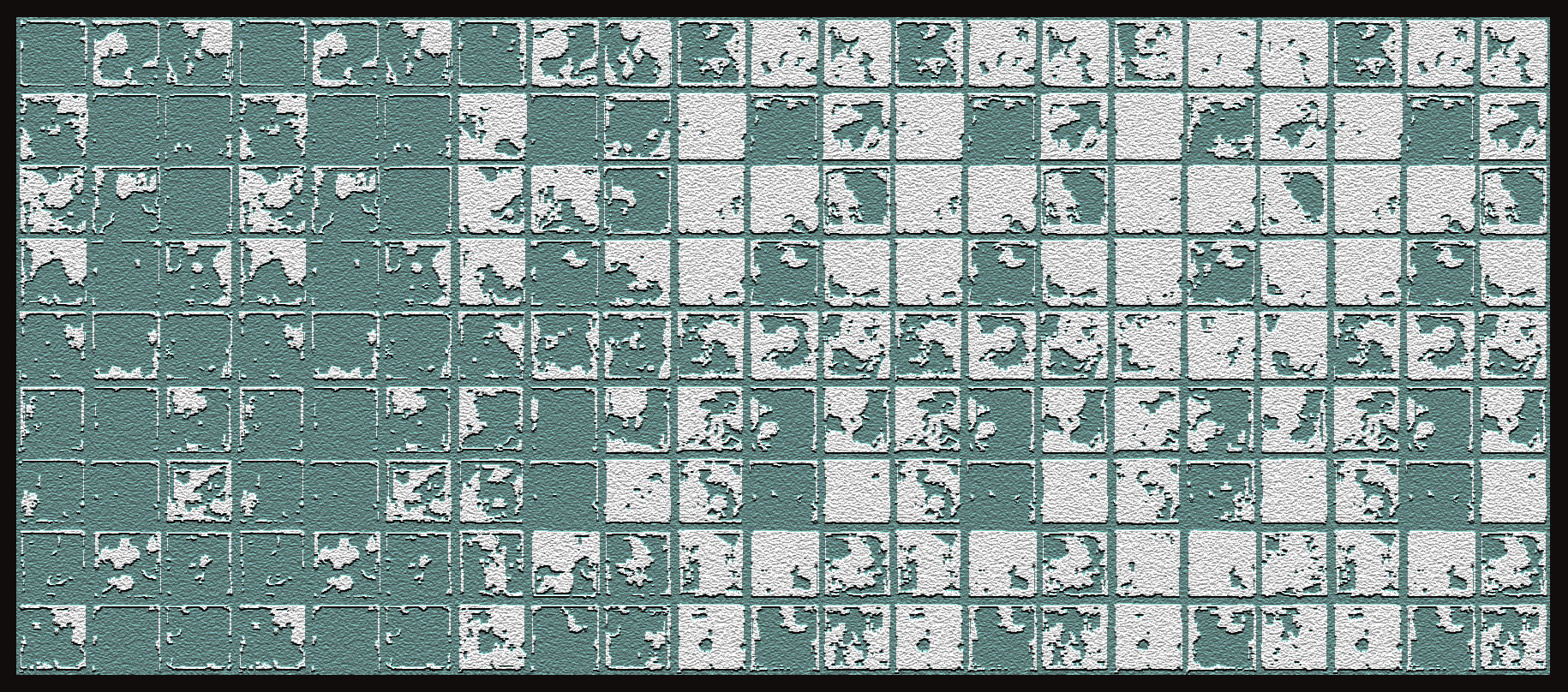 Mr.Opossum old plaster ocean blue wall tiles N3 - The Sims 4 Build ...