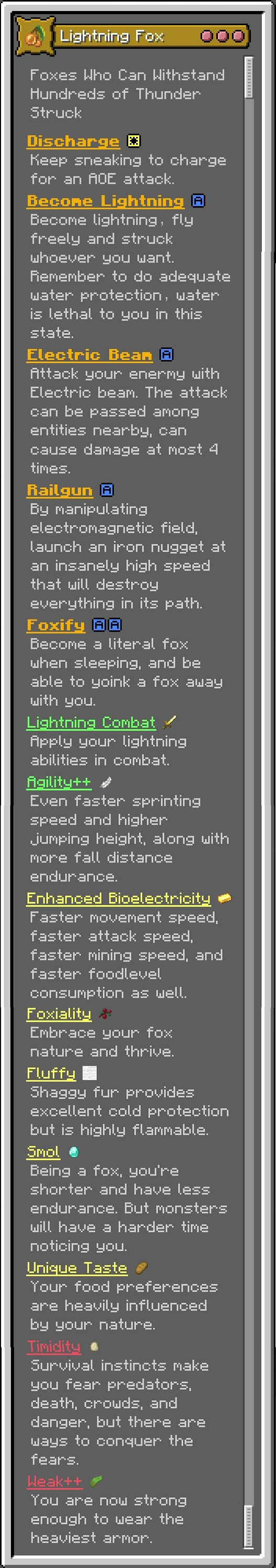 ThDilos Fox Origin Expanded - Gallery - Minecraft Mods - CurseForge