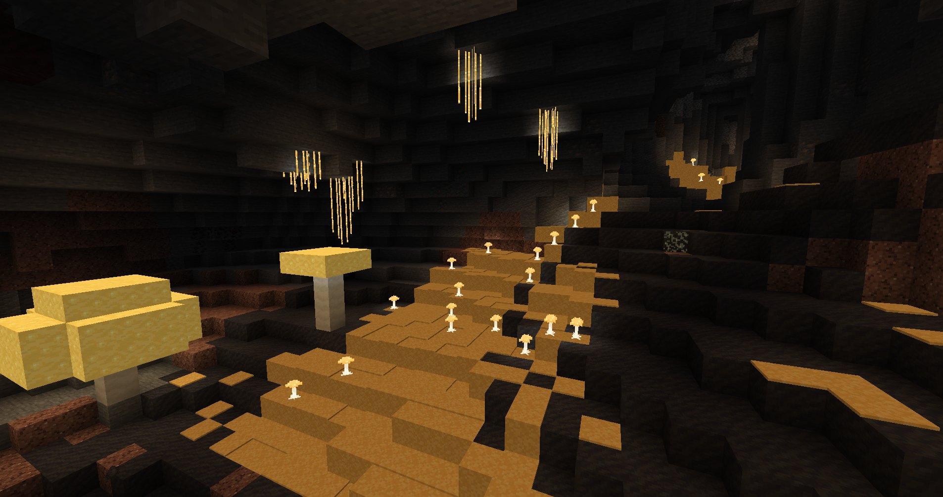 Golden Glowing Grotto - Gallery - Minecraft Resource Packs - CurseForge