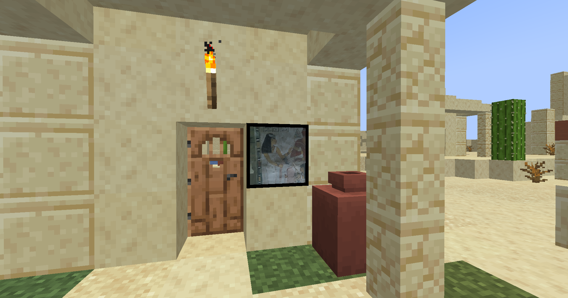 More Paintings +++ mod Egypt edition - Gallery - Minecraft Mods ...