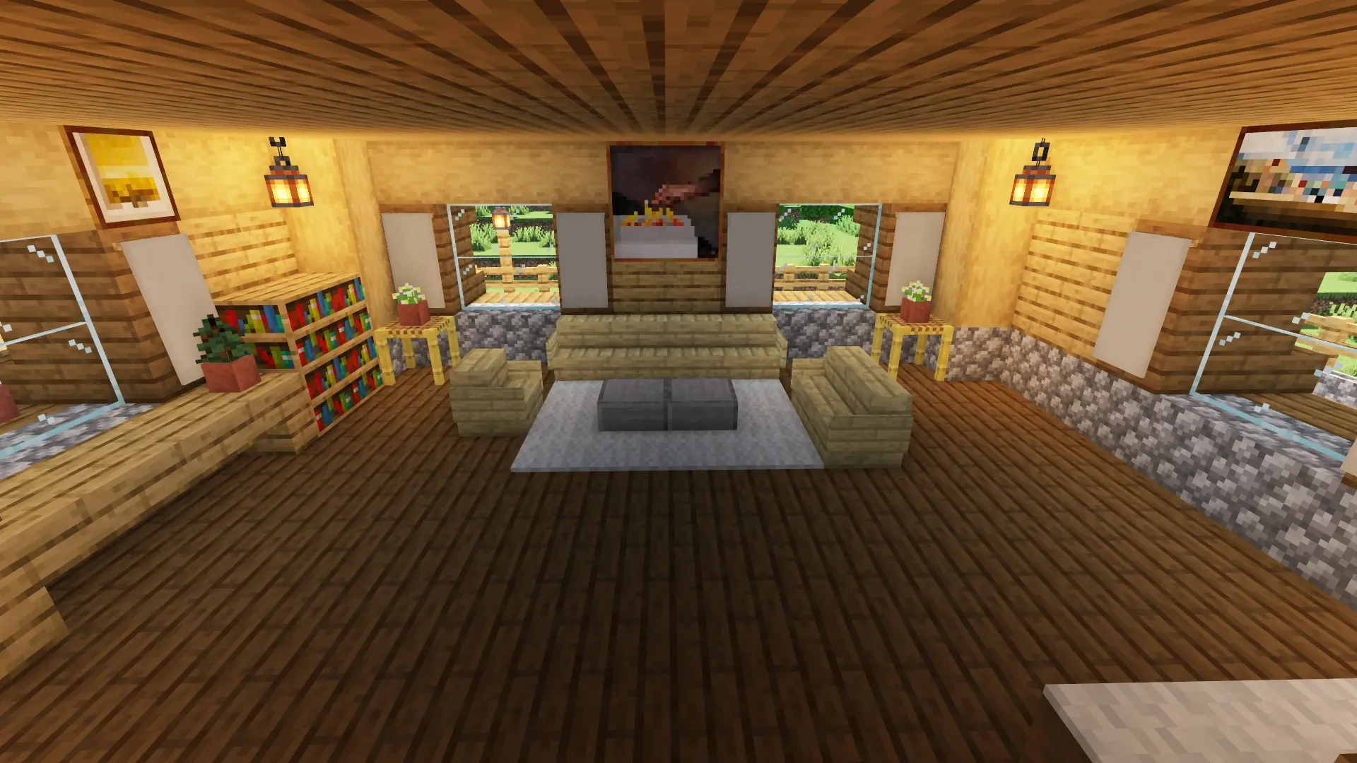 Minecraft Mansion Inside Minecraft Modern House Interior Design