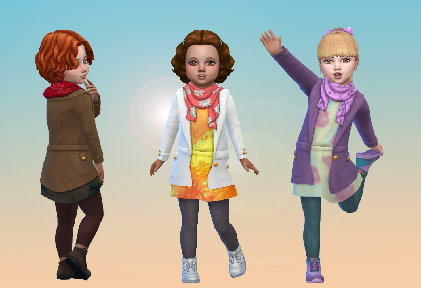 Jacket Scarf for Toddlers - Gallery - The Sims 4 Create a Sim - CurseForge