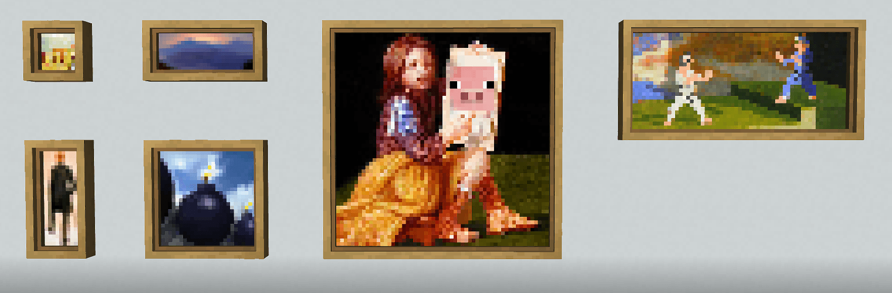 Framed Paintings (Fast Paintings resource pack) - Gallery - Minecraft ...