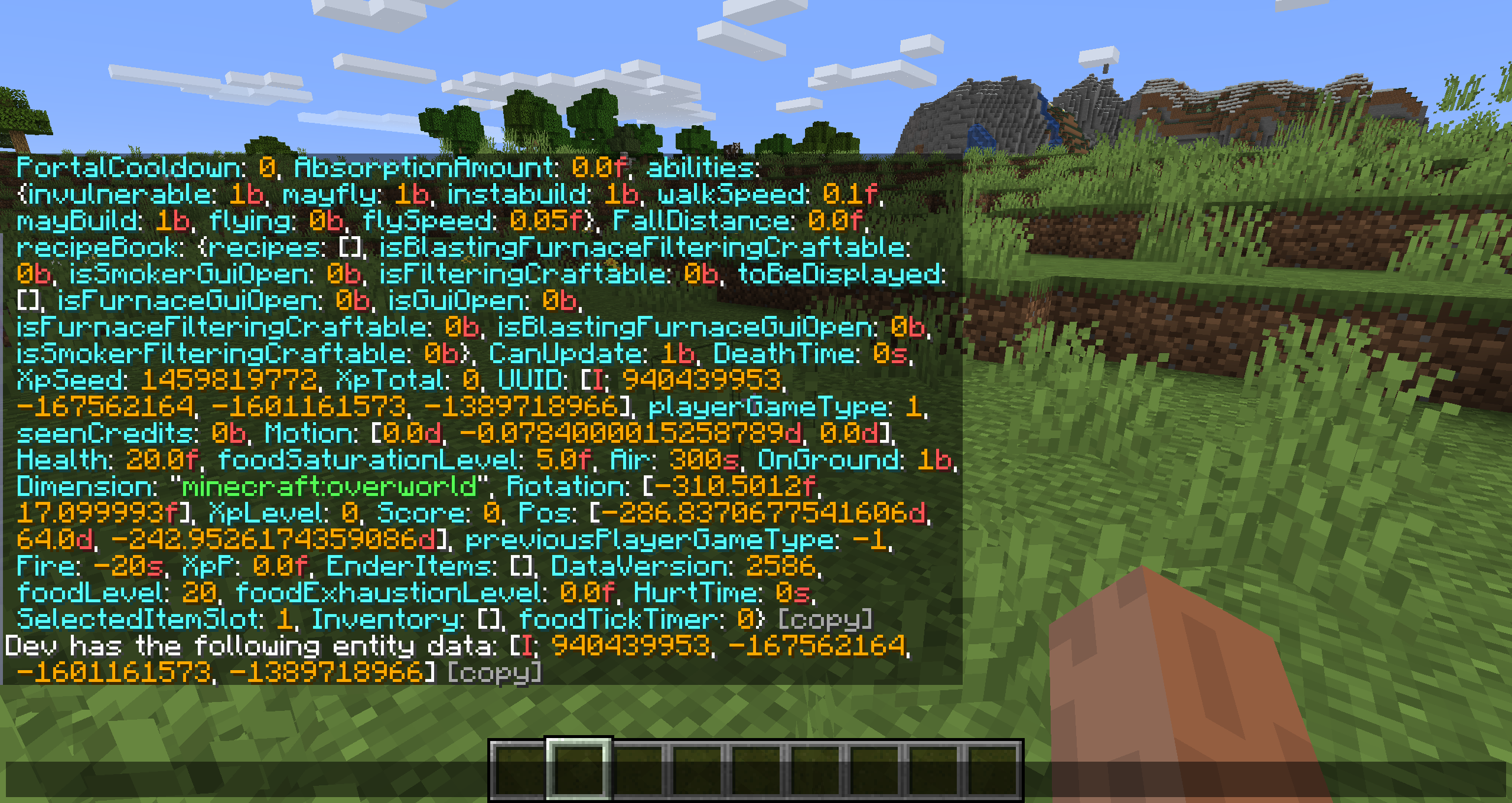 NBT Copy Screenshots - Mods - Minecraft