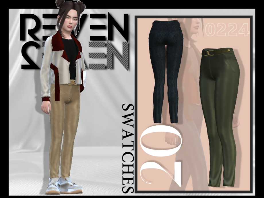 Child's Designer Belt Slim Fit Pants Screenshots - Create a Sim - The ...