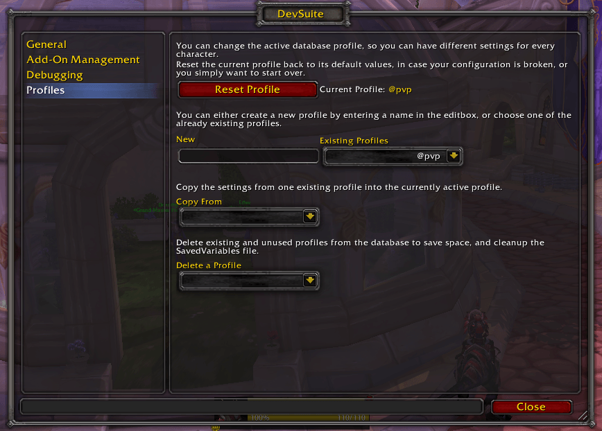 DevSuite - Screenshots - World of Warcraft Addons - CurseForge