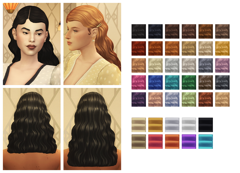 Atelier - Scarlett Hair - The Sims 4 Create a Sim - CurseForge