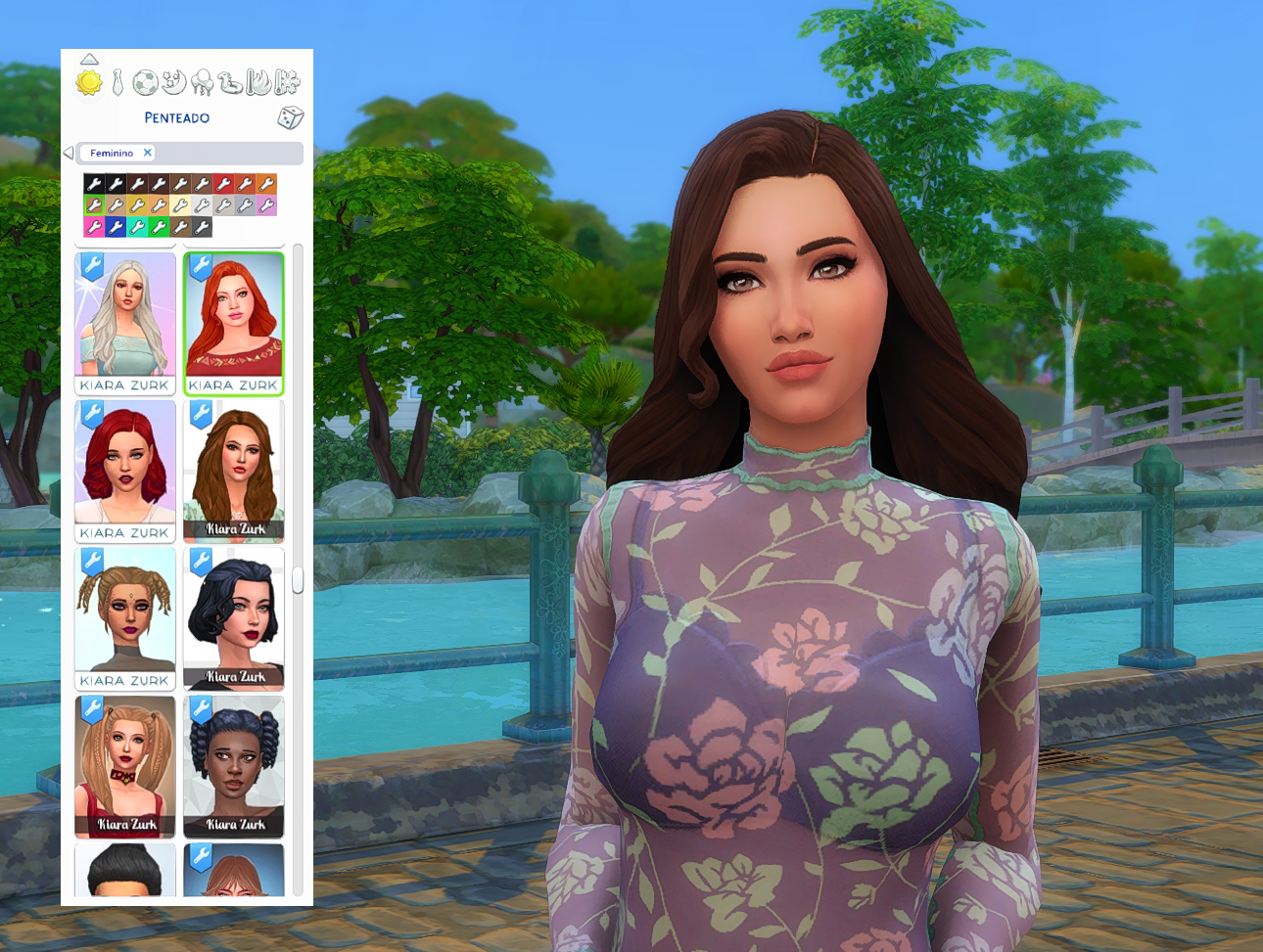 Ally Hairstyle - Gallery - The Sims 4 Create a Sim - CurseForge