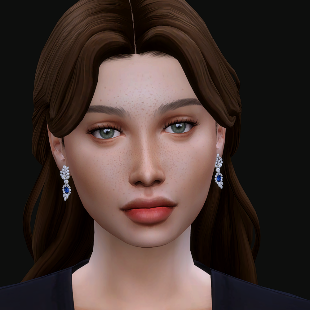 Sapphire Diamond Earrings 2 - Gallery - The Sims 4 Create a Sim ...