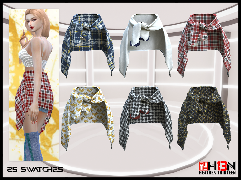 Wrapped Shirt (Acc Bracelet) - Gallery - The Sims 4 Create a Sim ...