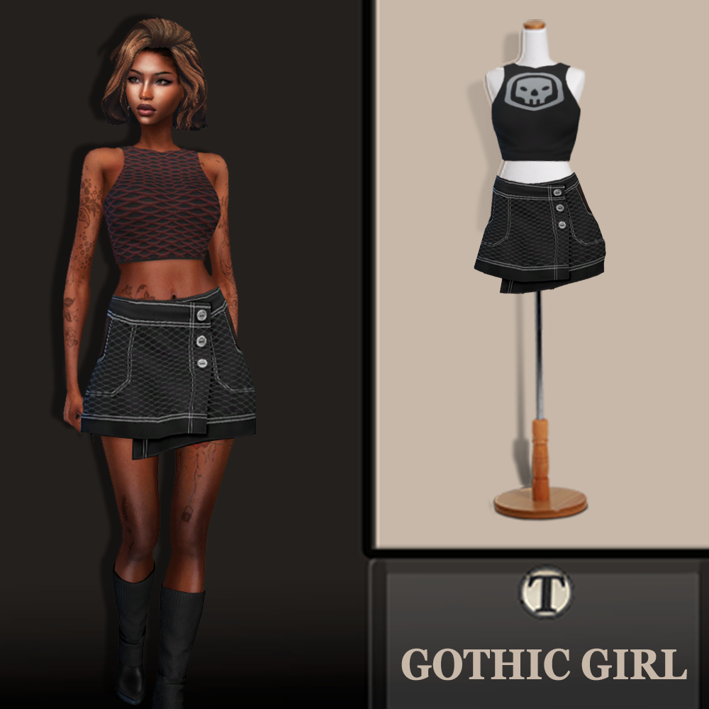 Gothic Girl Collection - Gallery - The Sims 4 Create a Sim - CurseForge