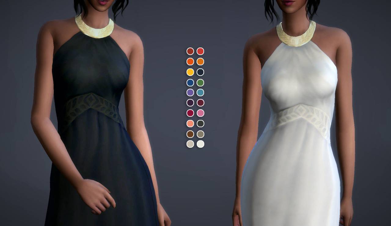 MF - Artemis Gown | 20 swatches - Gallery - The Sims 4 Create a Sim ...