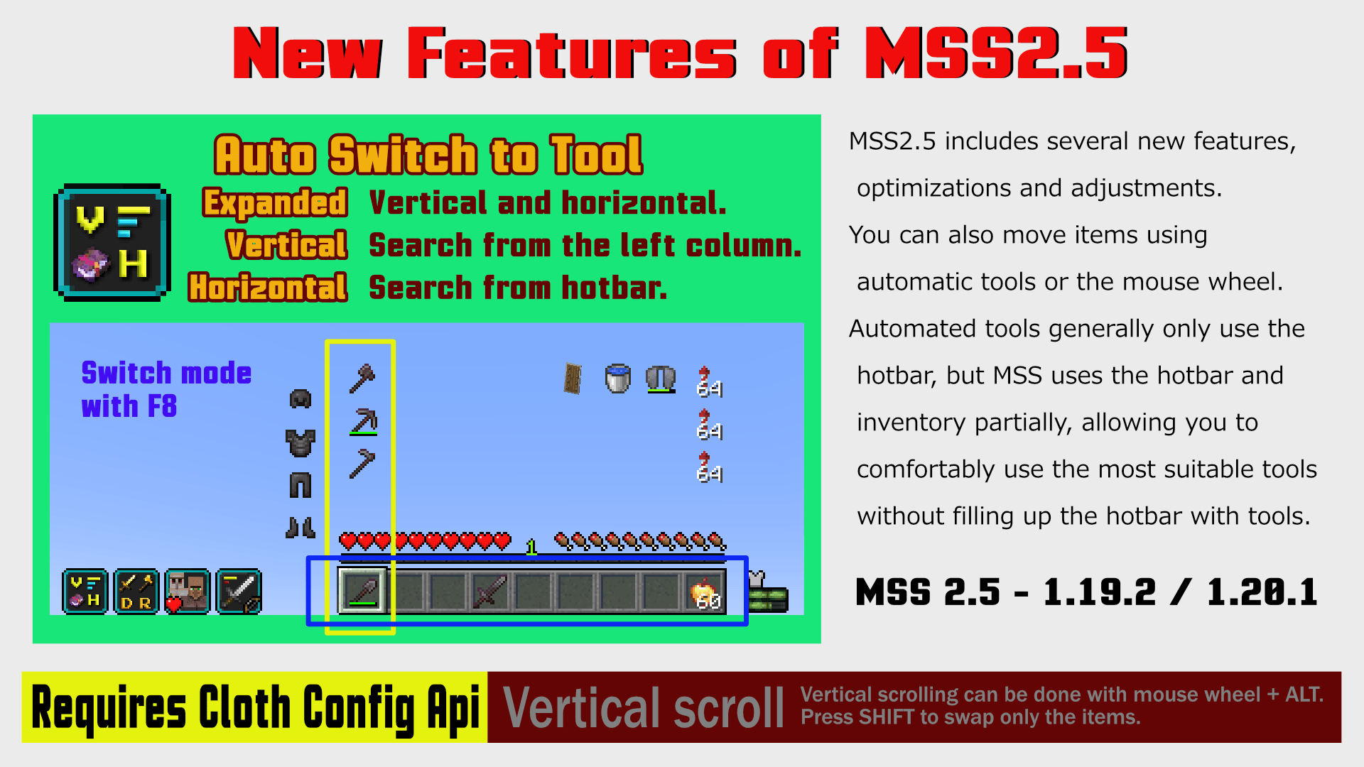 MSS (More Slot Swap) - Gallery - Minecraft Mods - CurseForge