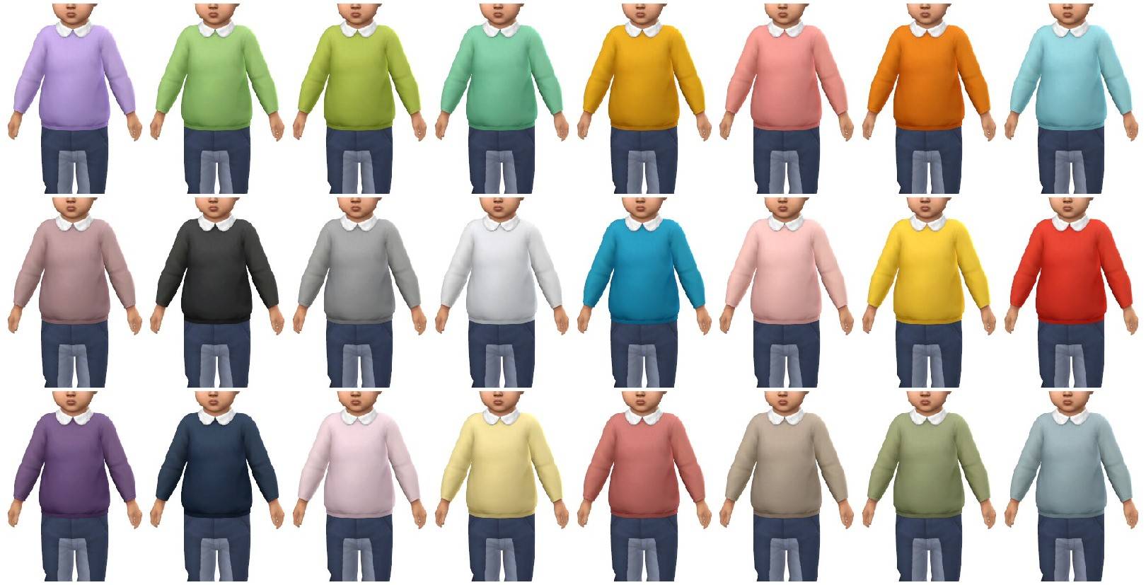 ROBIN - toddler top - The Sims 4 Create a Sim - CurseForge