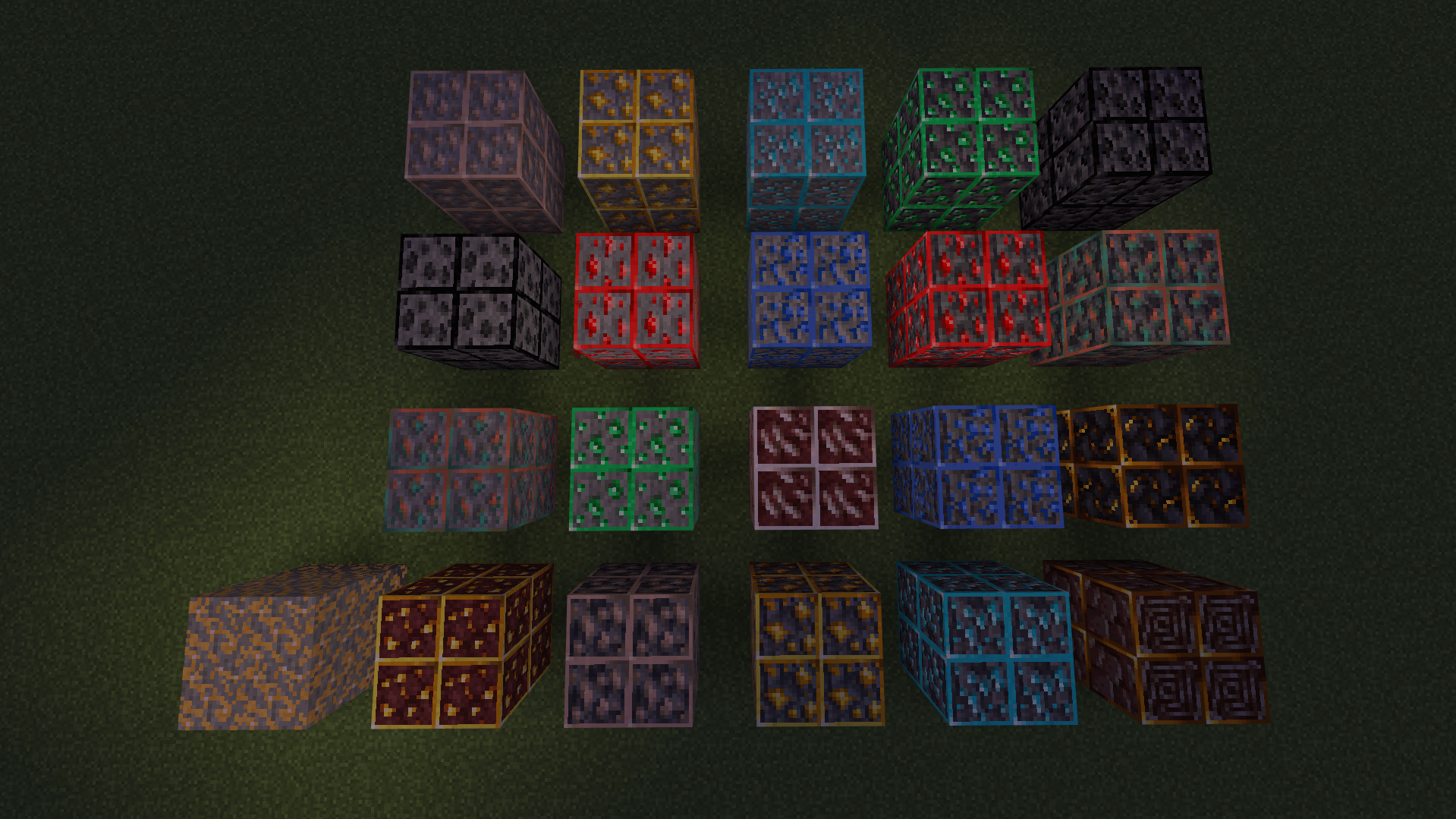 Ore Borders - Gallery - Minecraft Bedrock Addons - CurseForge