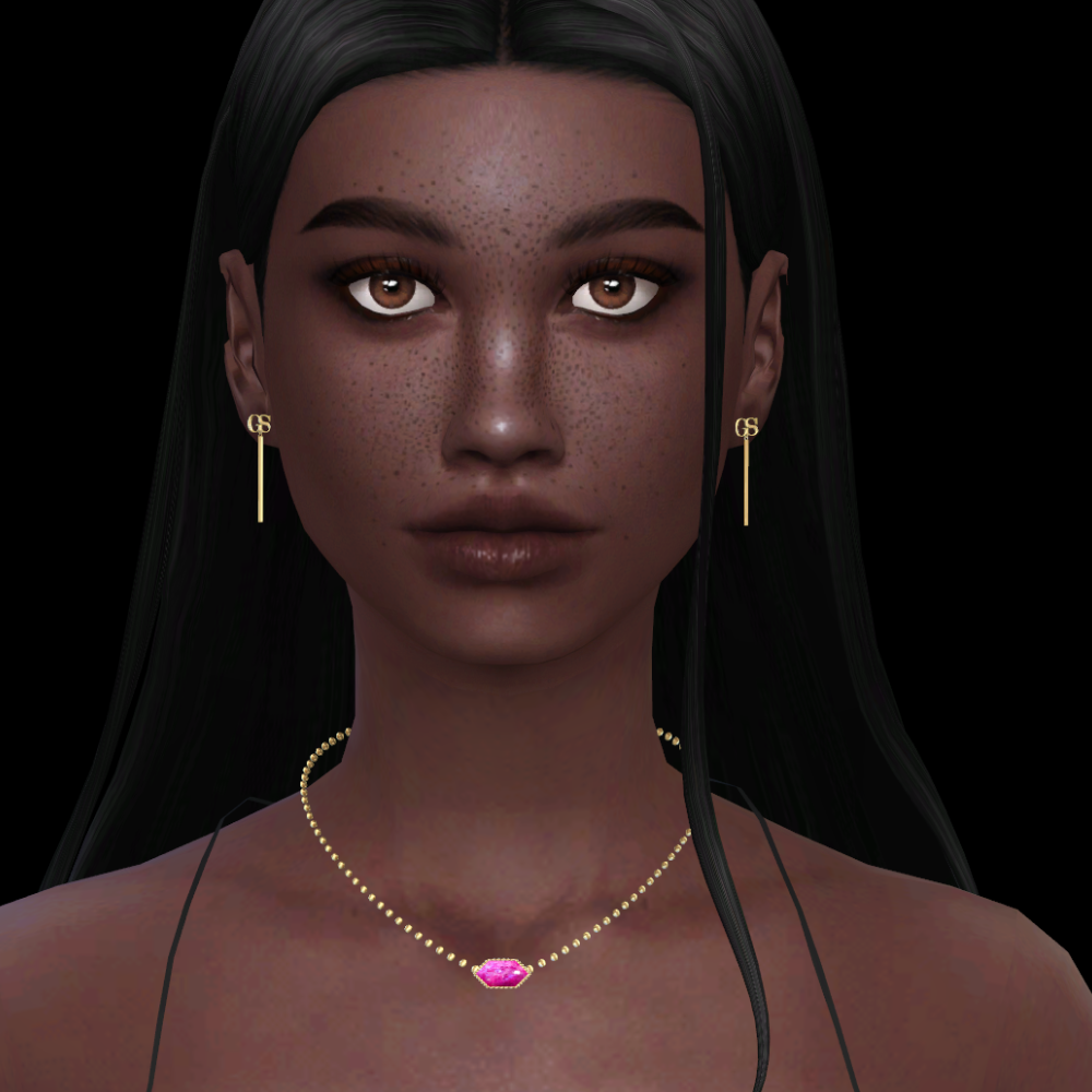 Pink Stone Chain Necklace - Gallery - The Sims 4 Create a Sim - CurseForge