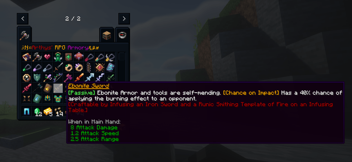 [Abandoned] Arthys' RPG Armory (ARA) - Forge - Gallery - Minecraft Mods - CurseForge