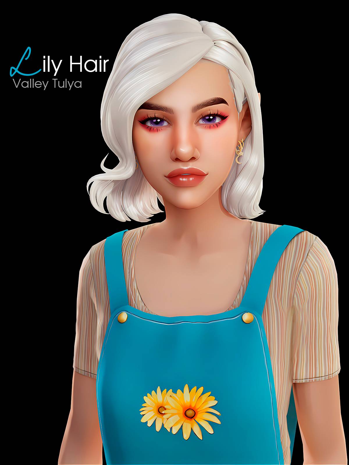Lily Hairstyle - Gallery - The Sims 4 Create a Sim - CurseForge