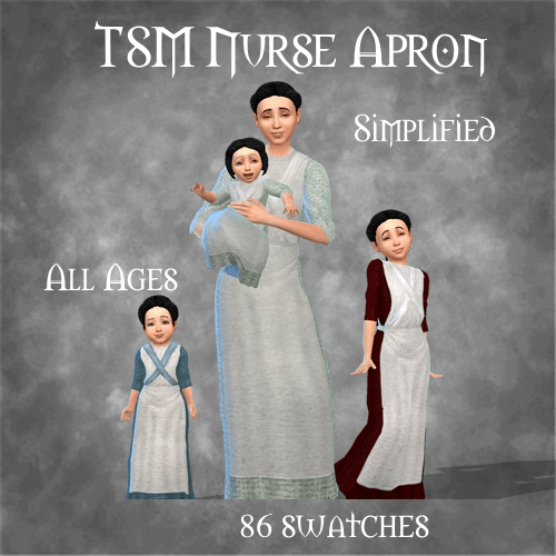 TSM Nurse Apron Simplified - Gallery - The Sims 4 Create a Sim - CurseForge