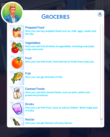 Simple Grocery Shopping - Gallery - The Sims 4 Mods - CurseForge