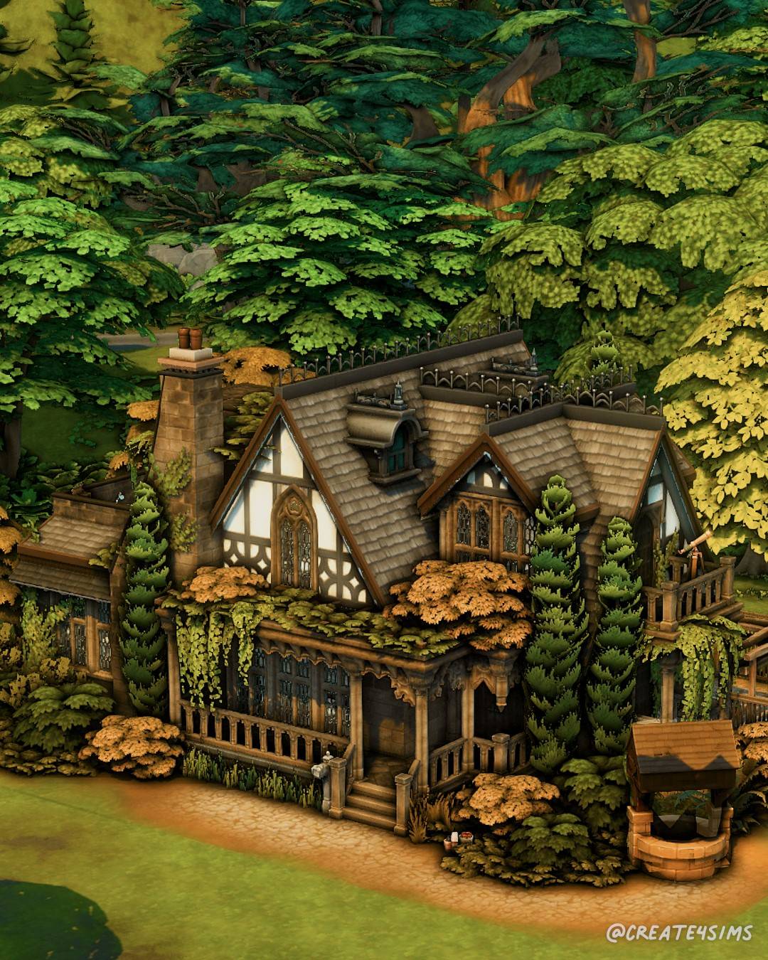 Gothic Witch Cottage - Gallery - The Sims 4 Rooms / Lots - CurseForge