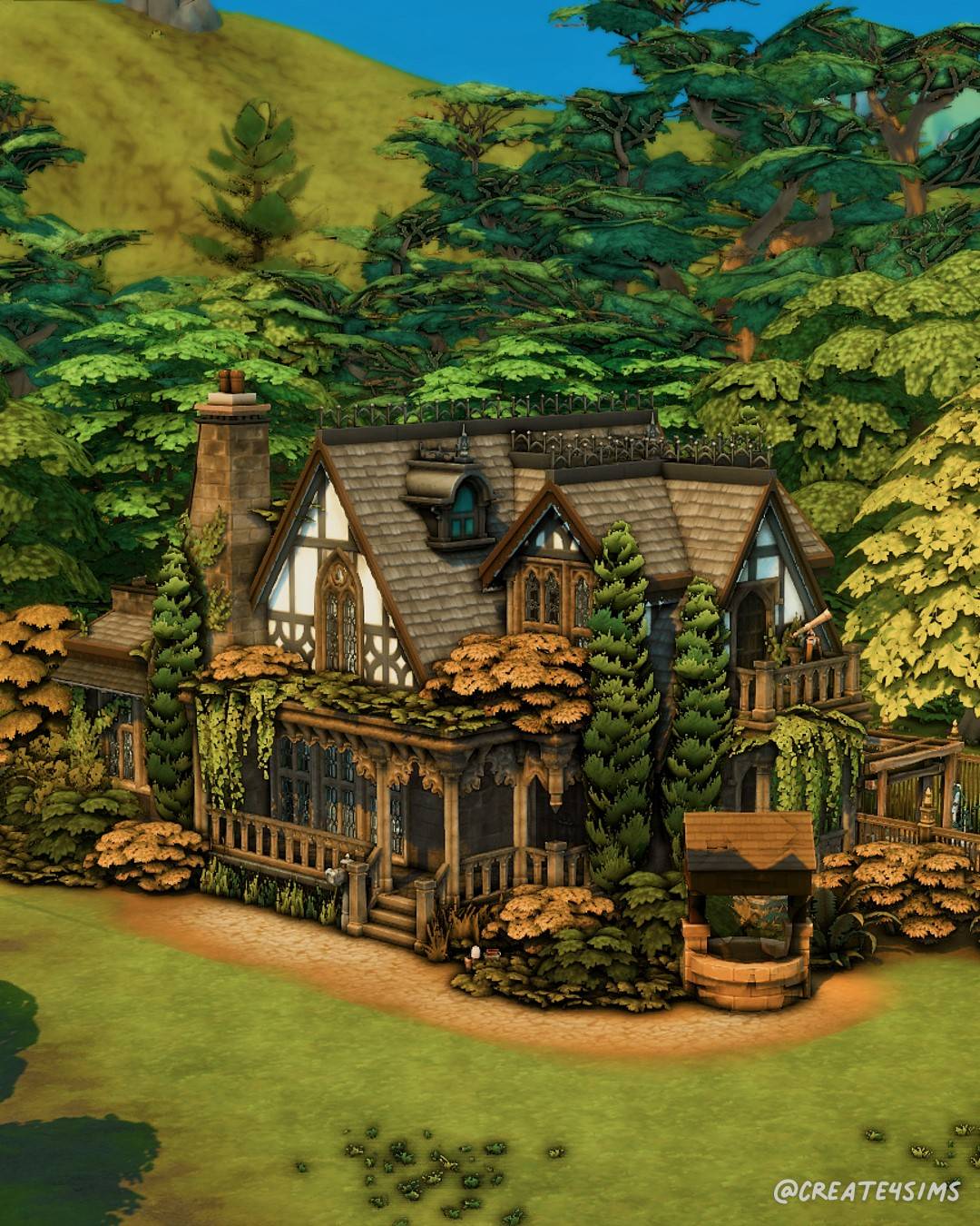 Gothic Witch Cottage - Gallery - The Sims 4 Rooms / Lots - CurseForge