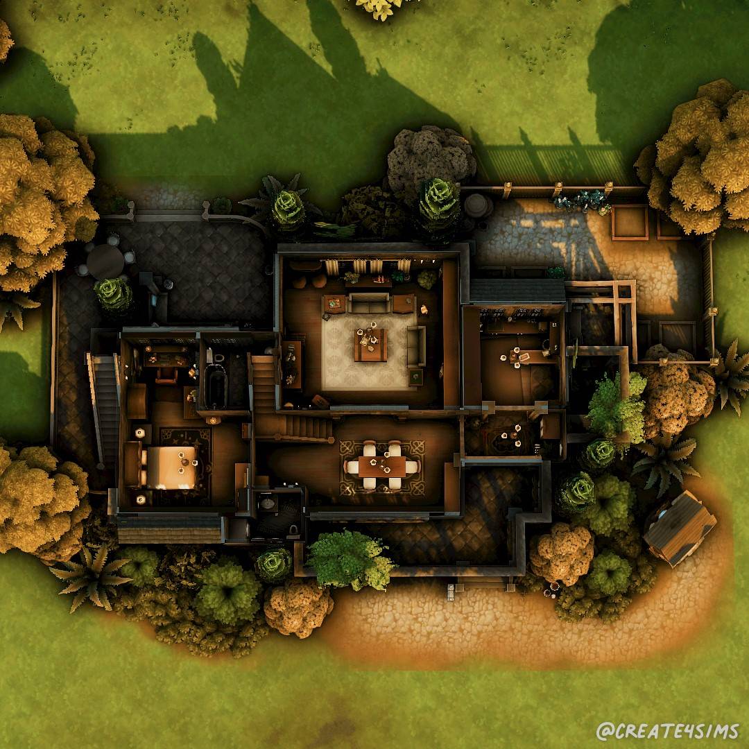 Gothic Witch Cottage - Gallery - The Sims 4 Rooms / Lots - CurseForge