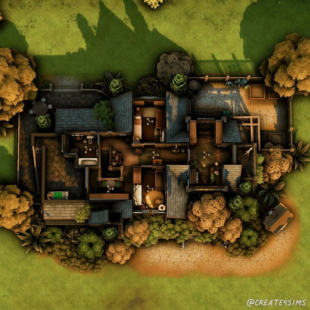 Gothic Witch Cottage - Gallery - The Sims 4 Rooms / Lots - CurseForge