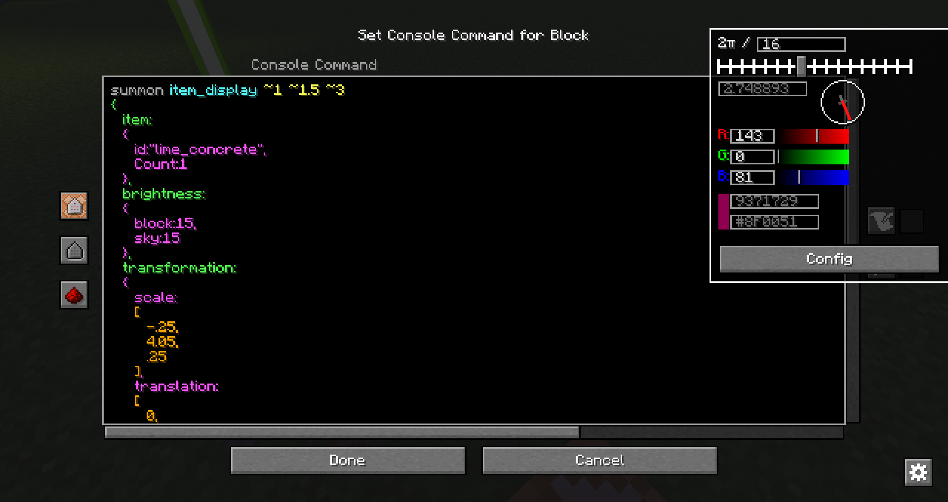 Better Command Block Ui Gallery Minecraft Mods Curseforge