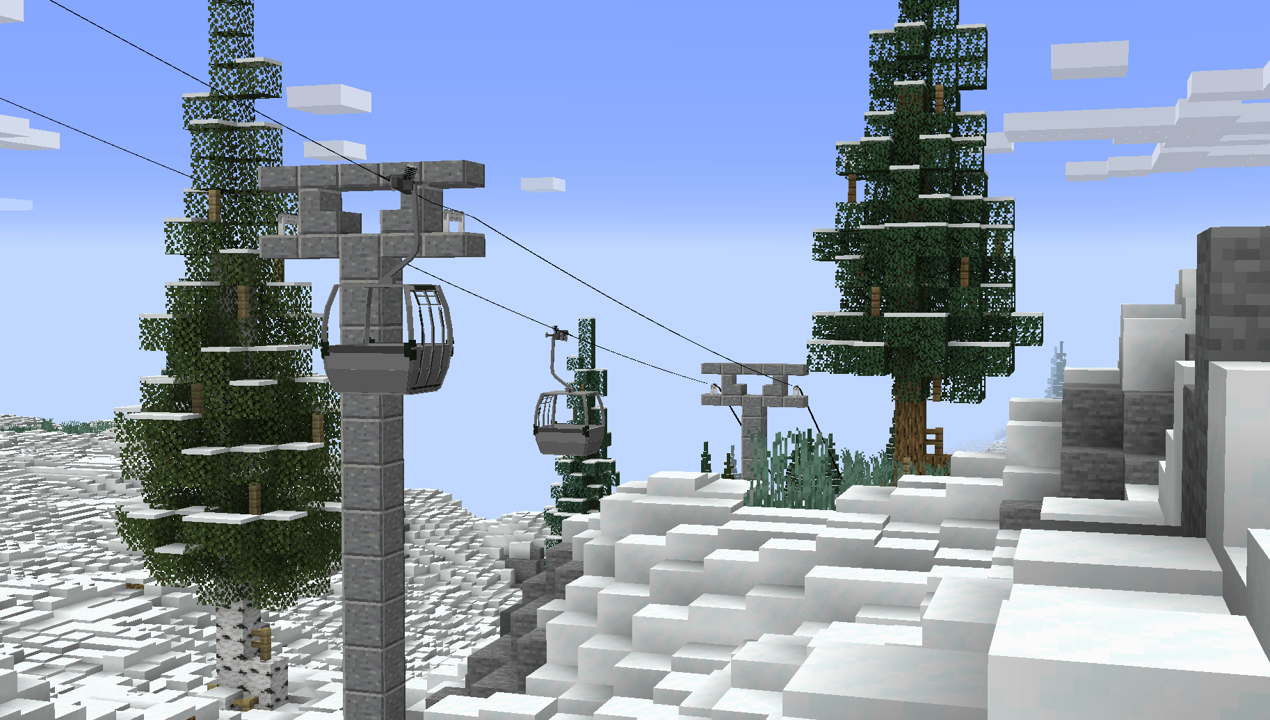 Chairlifts and Gondolas pack - Gallery - Minecraft Resource Packs ...