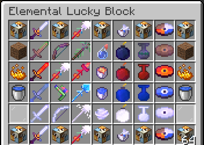 Elemental Lucky Blocks - Minecraft Customization - CurseForge