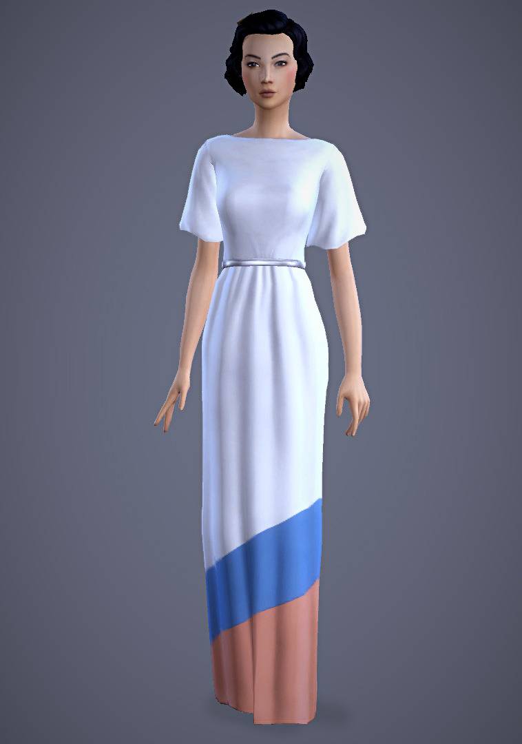 MF - Cleo Dress| 36 Swatches - Gallery - The Sims 4 Create a Sim ...