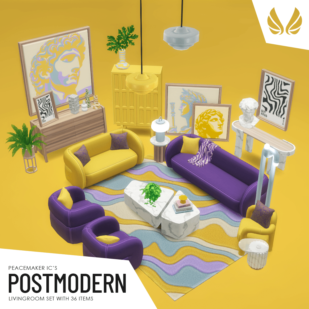 Postmodern Living - Gallery - The Sims 4 Build / Buy - CurseForge