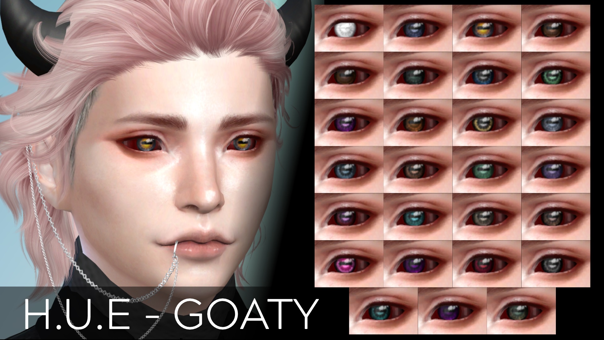 H.U.E - GOATY Eyes TS4 - Gallery - The Sims 4 Create a Sim - CurseForge
