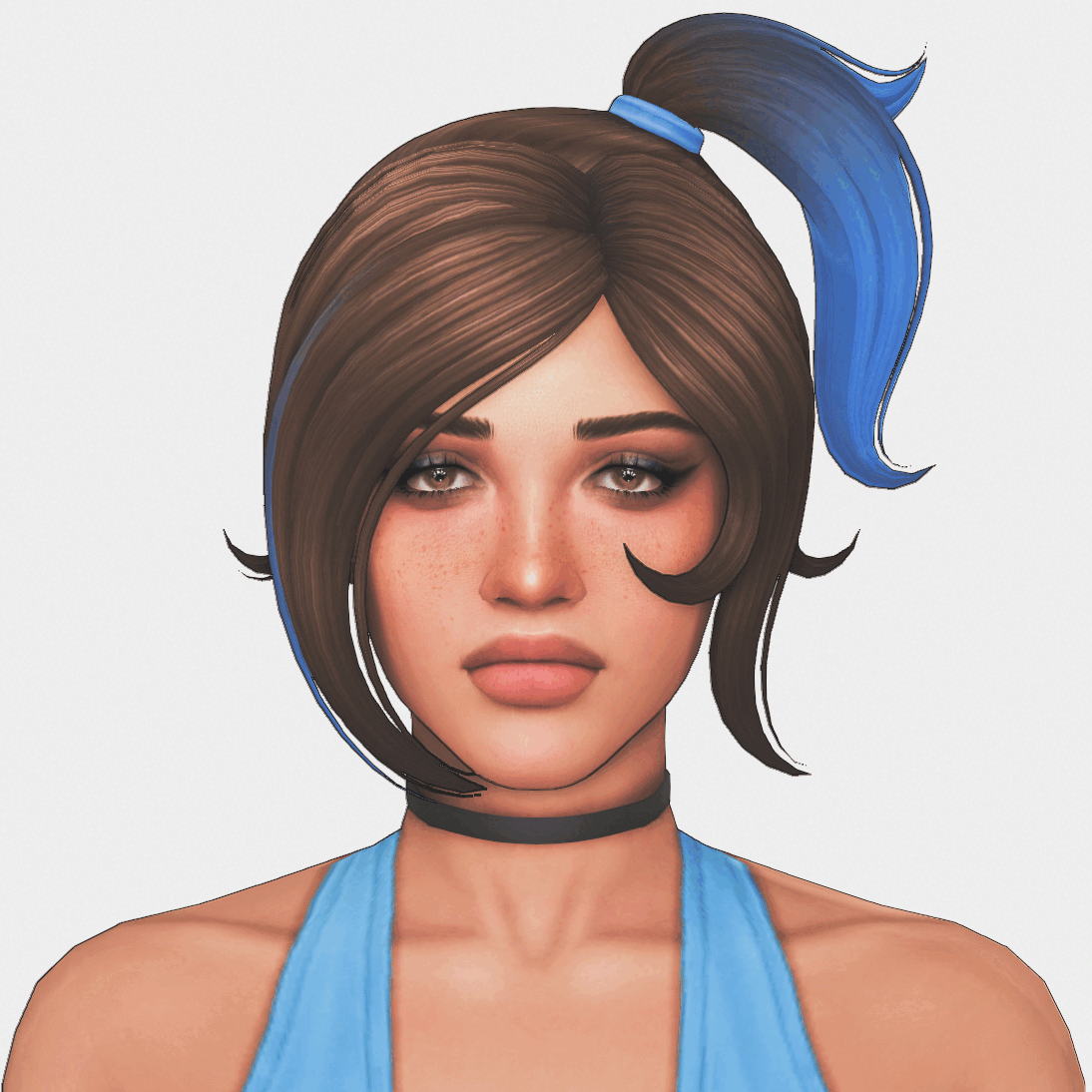 Ariel Hair & Ombre Overlay - The Sims 4 Create a Sim - CurseForge