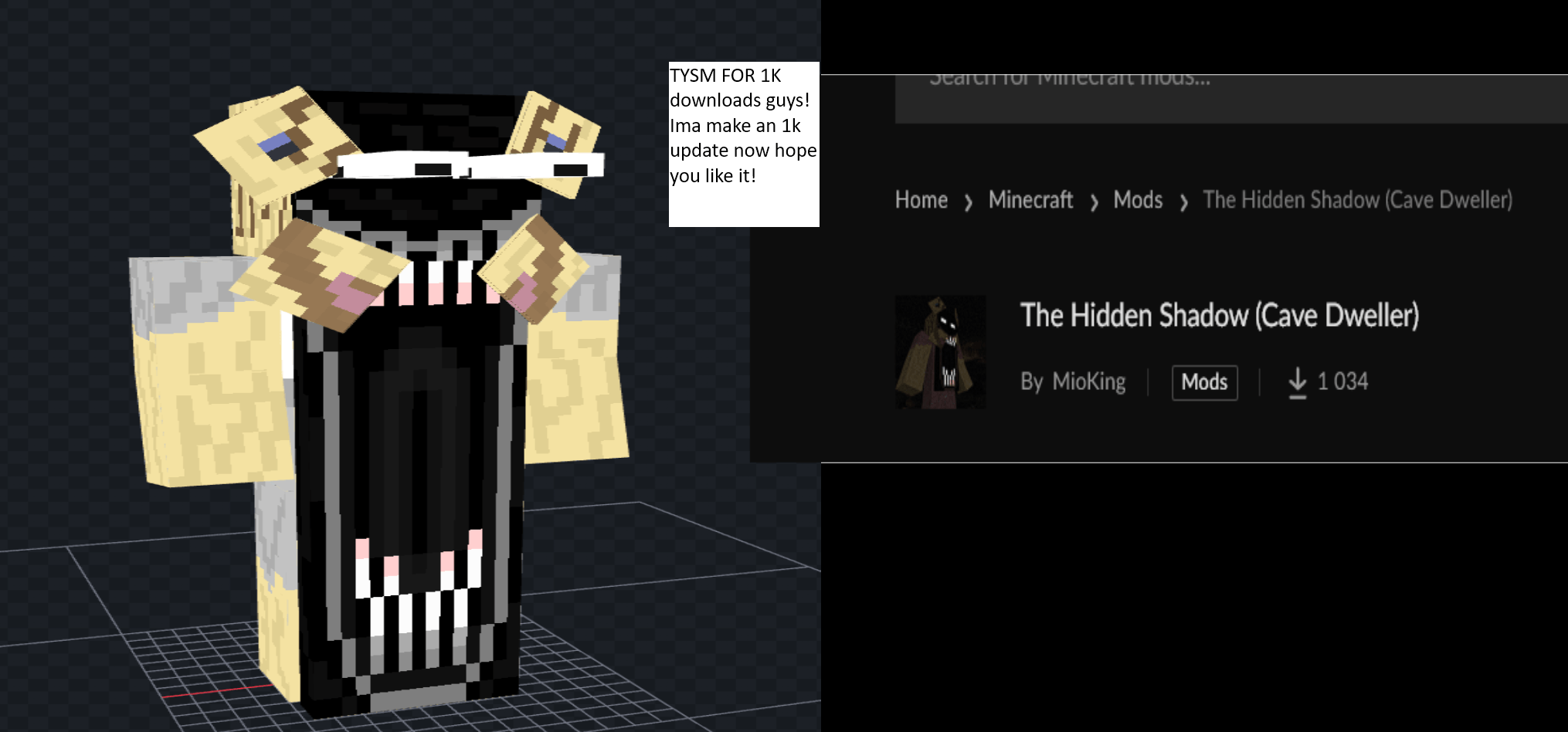 The Hidden Shadow (Cave Dweller) - Gallery - Minecraft Mods - CurseForge