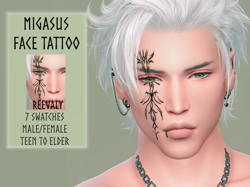 Migasus Face Tatoo - Gallery - The Sims 4 Create a Sim - CurseForge