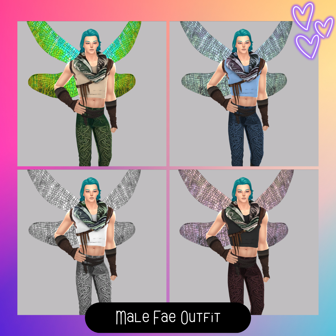 [JBTN] Male Fae Outfit - Gallery - The Sims 4 Create a Sim - CurseForge