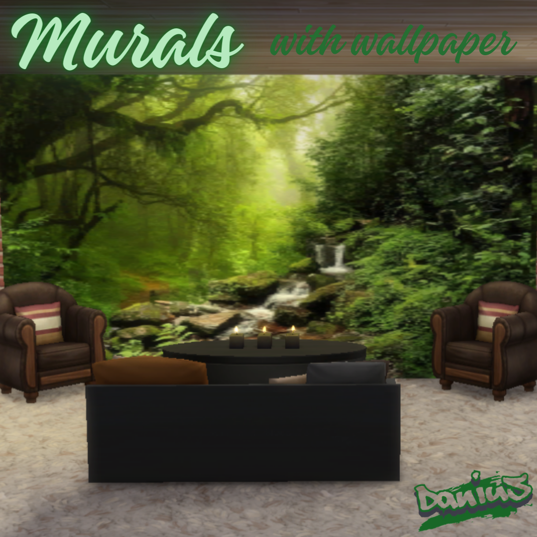 Danius mural set #13 - Basegame compatible - Gallery - The Sims 4 Build ...