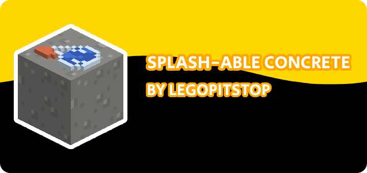 Splash-able Concrete [DATAPACK] - Gallery - Minecraft Customization - CurseForge