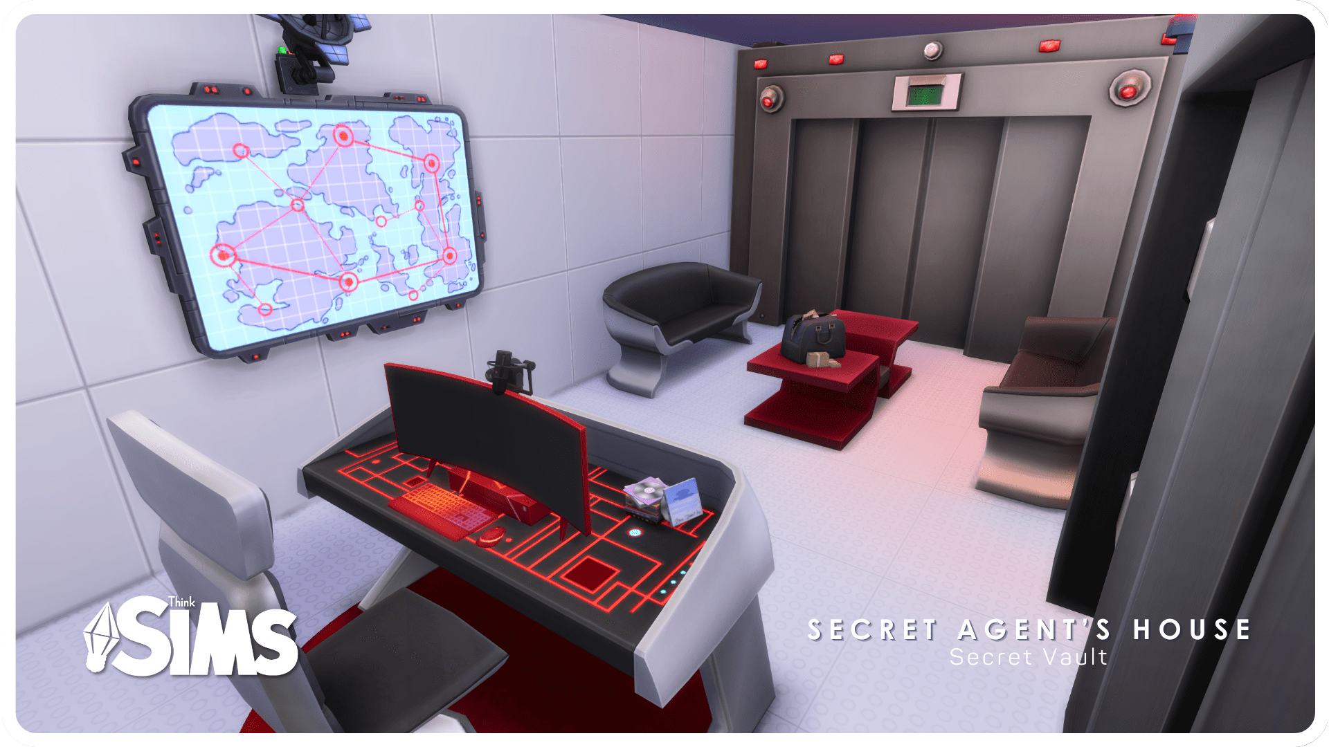 Secret Agent's House - Gallery - The Sims 4 Rooms / Lots - CurseForge