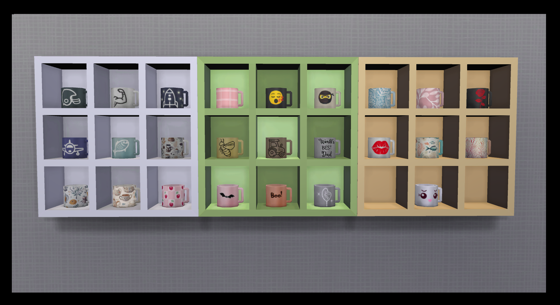Mugs Galore Set 3 - Clutter - Gallery - The Sims 4 Build / Buy - CurseForge